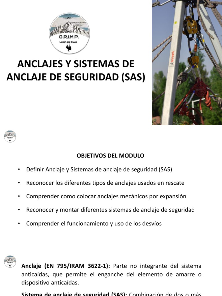 Sistemas de Anclaje de Seguridad SAS | PDF