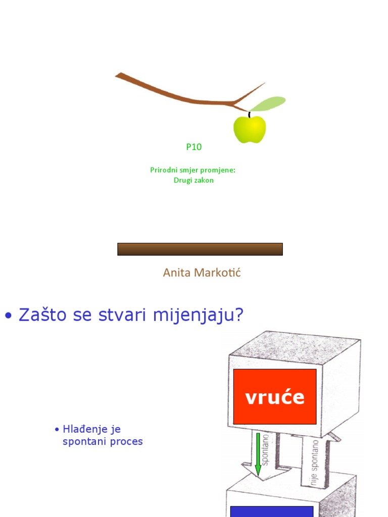 P10 Prirodni Smjer Ravnoteze Drugi Zakon | PDF