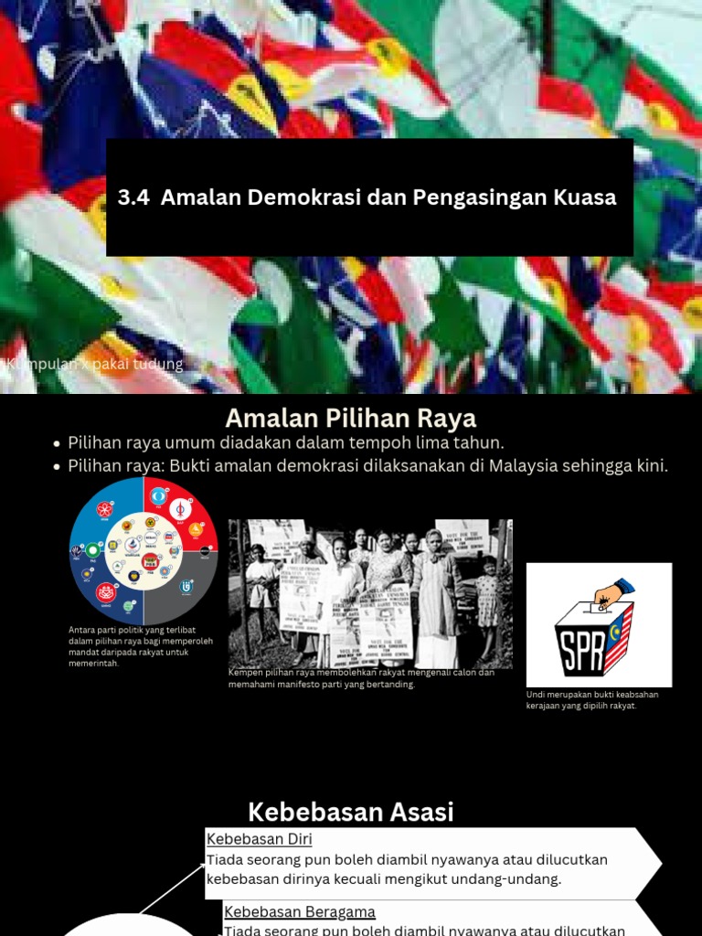 34 Amalan Demokrasi Dan Pengasingan Kuasa Pdf Pdf 