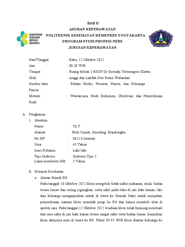 Askep ULKUS DM | PDF