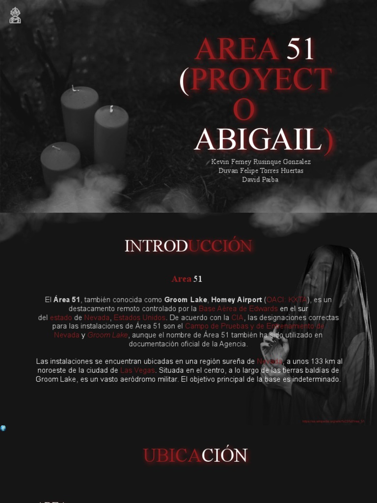 Area 51 Proyecto Abigail | PDF