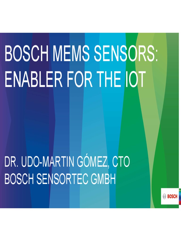 Bosch Application MEMS.pdf | PDF