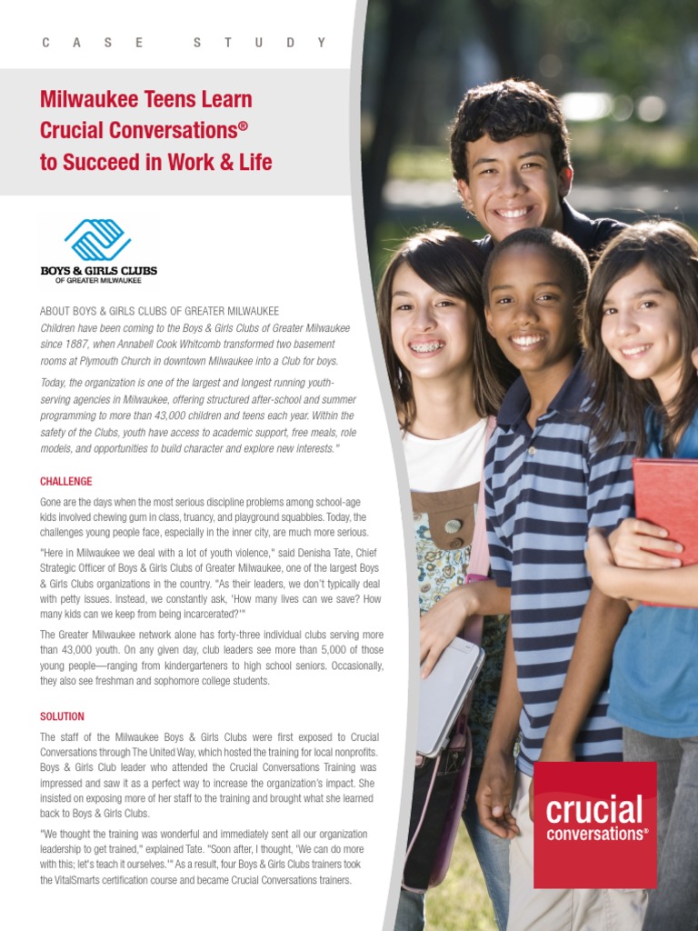 Boys and Girls Clubs Case Study PDF | PDF