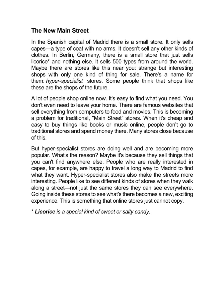 The New Main Street PDF | PDF