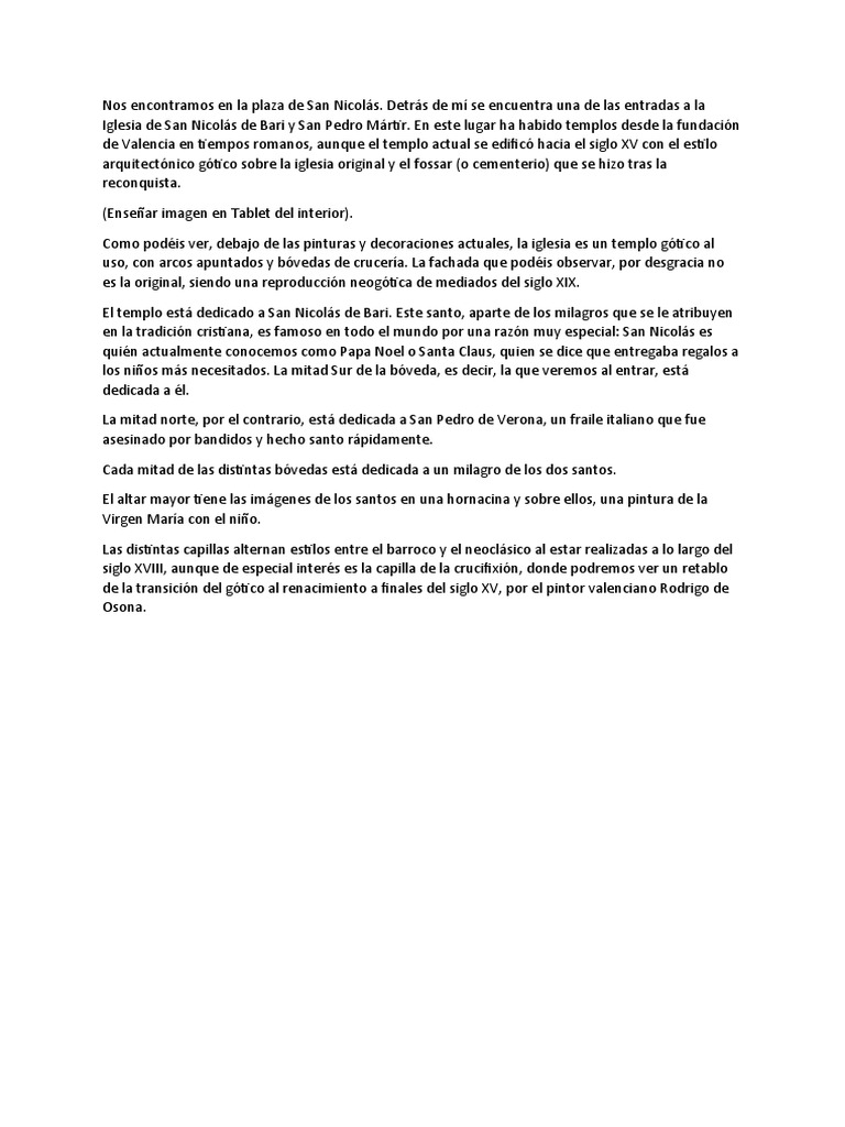 Guión de San Nicolás | PDF