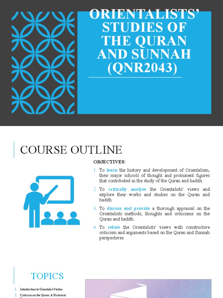 Week 1 QNR2043 | PDF | Orientalism | Orientalism (Book)