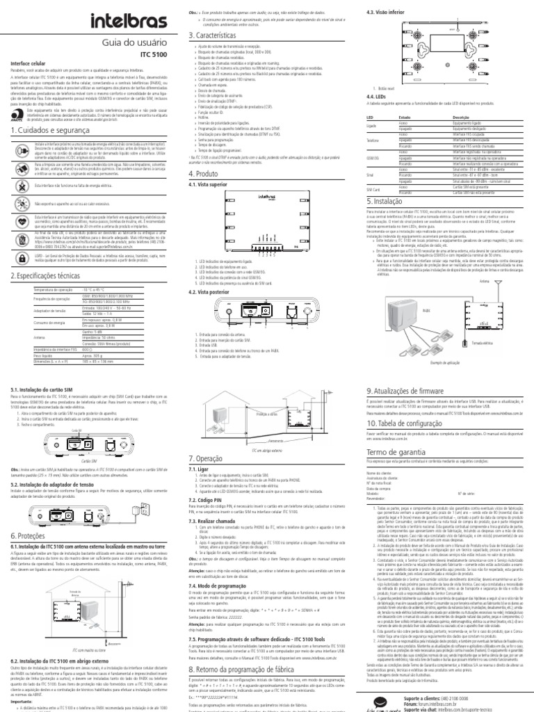 Guia ITC 5100 01-21 Site 0 PDF | PDF