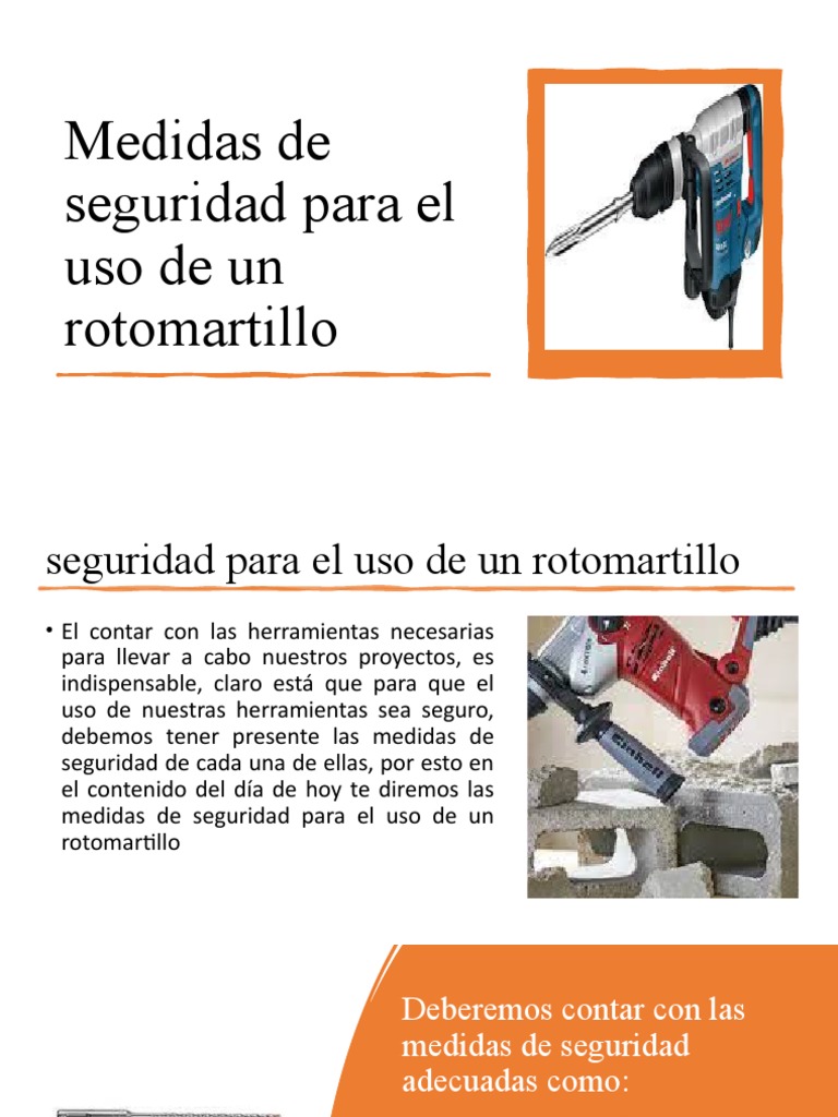 Uso de Rotomartillo | PDF
