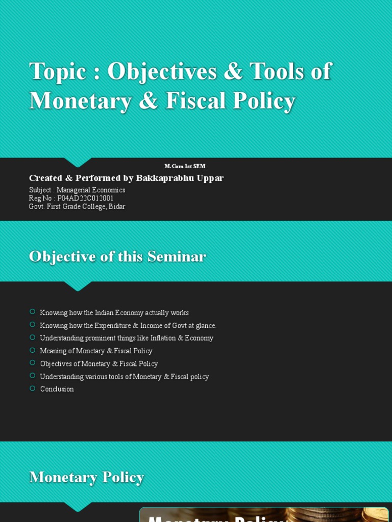 Monetary & Fiscal Policy Insights | PDF
