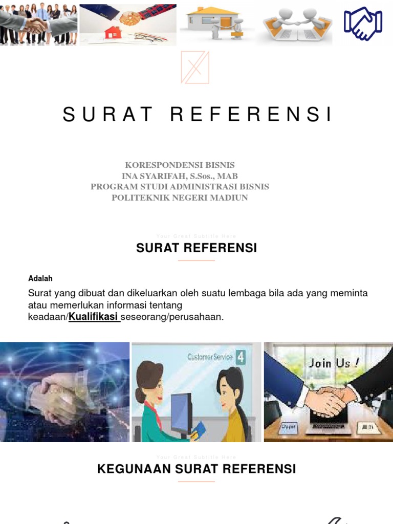 Surat Referensi PDF | PDF