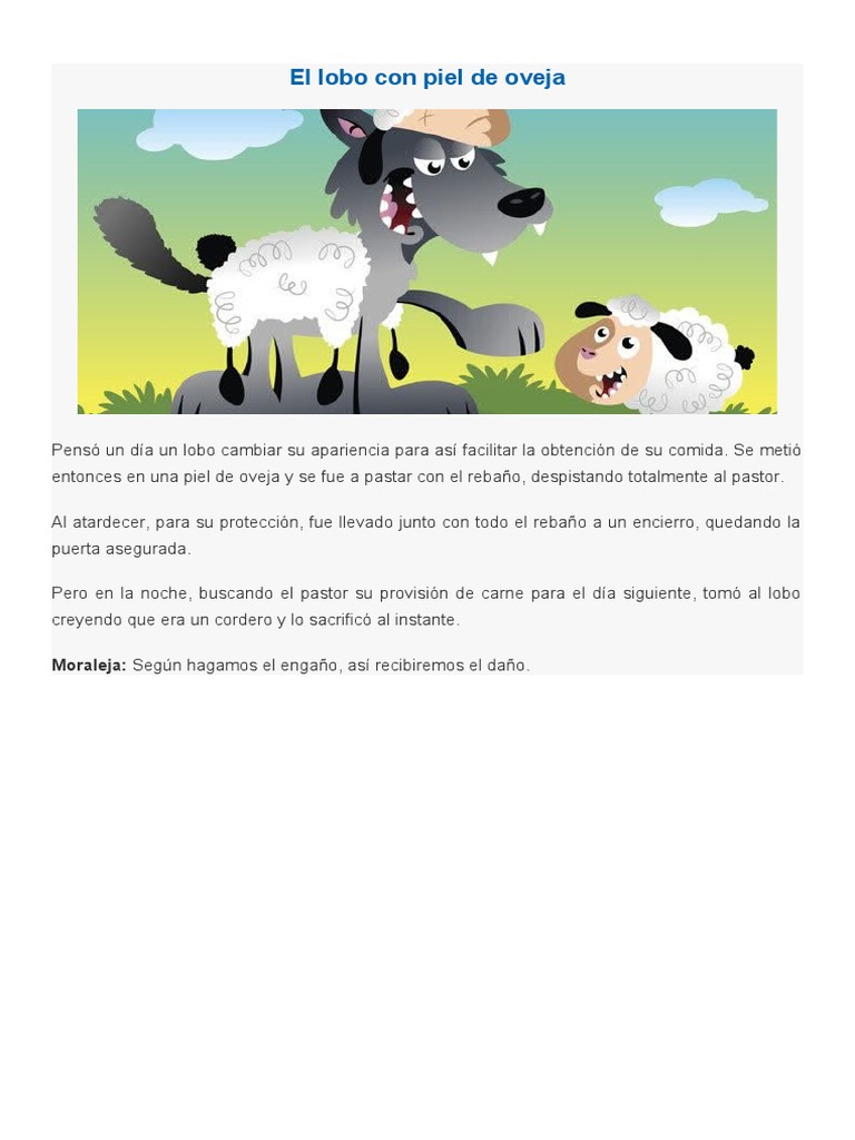 El Lobo Con Piel de Oveja | PDF