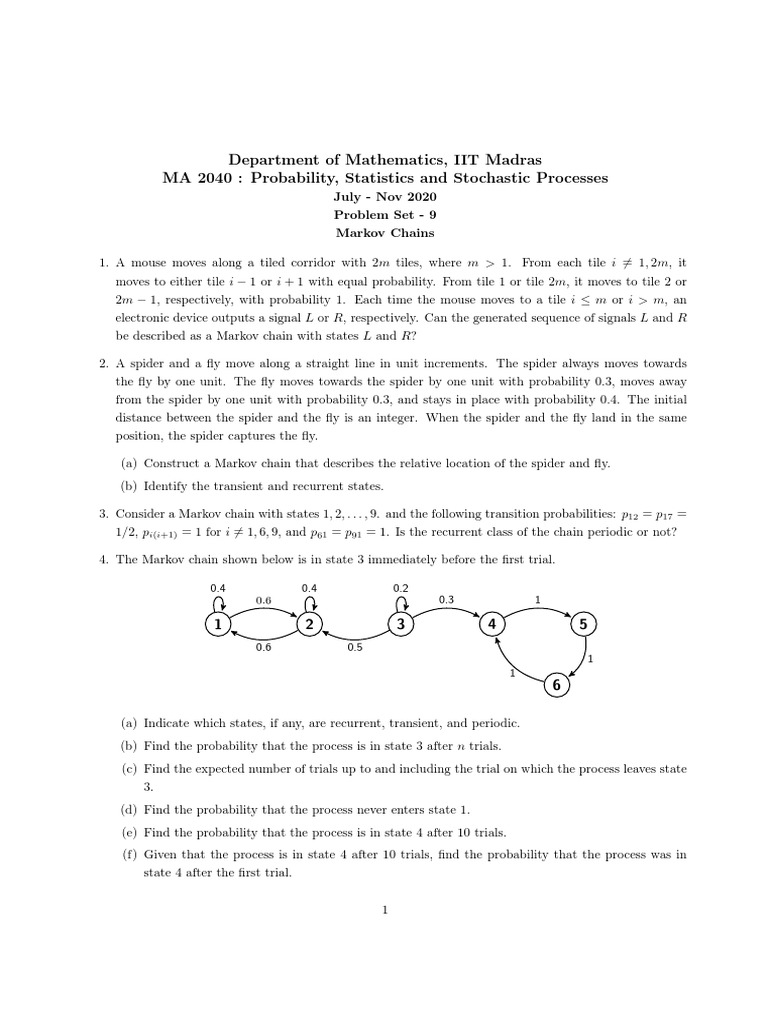 Problem Sheet 9 PDF | PDF