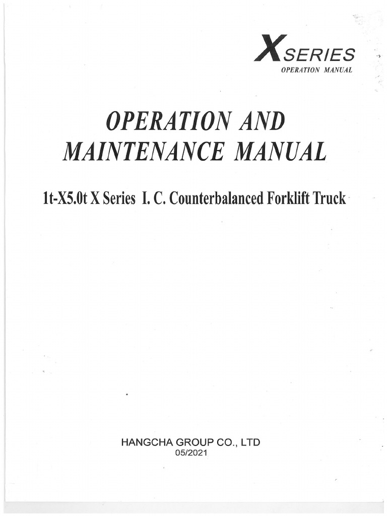 Mom Hangcha CPCD 70 PDF | PDF