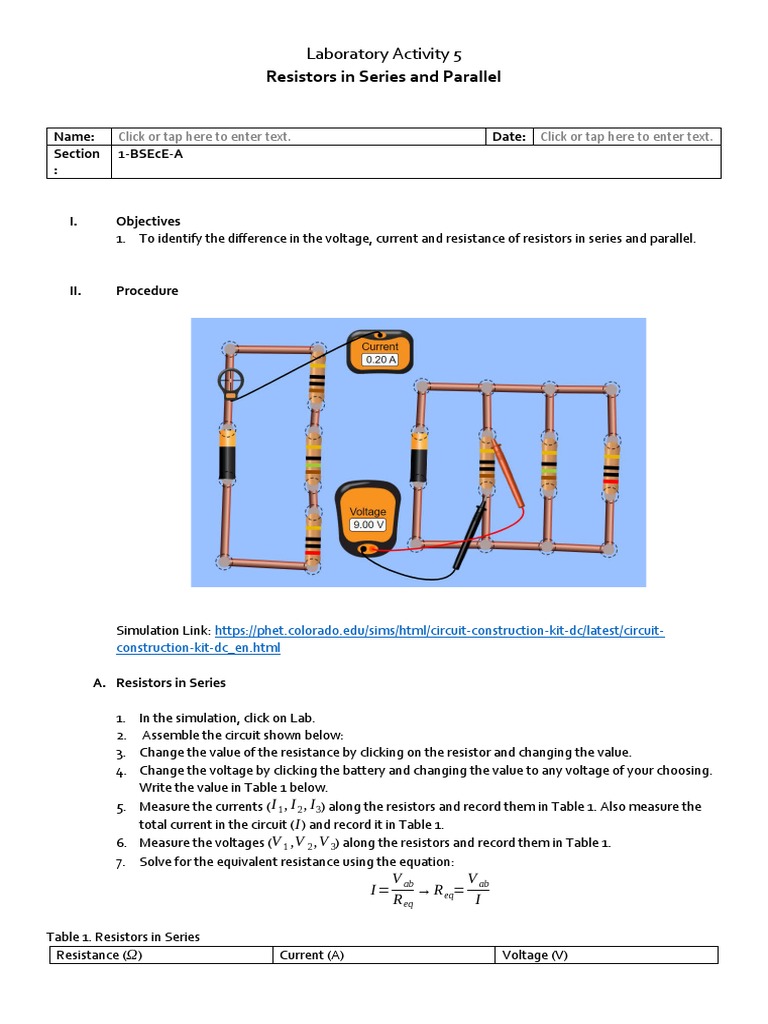 VLE-Activity-5-Resistors-in-Series-and-Parallel (1).docx | PDF