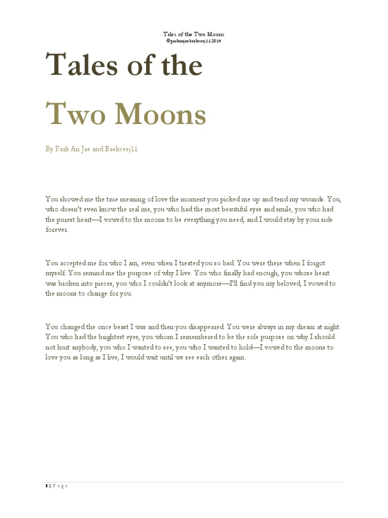 Tales of The Two Moons PDF | PDF