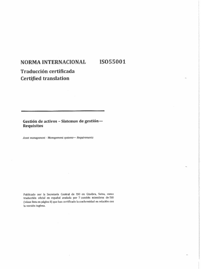 Iso 55001 PDF | PDF