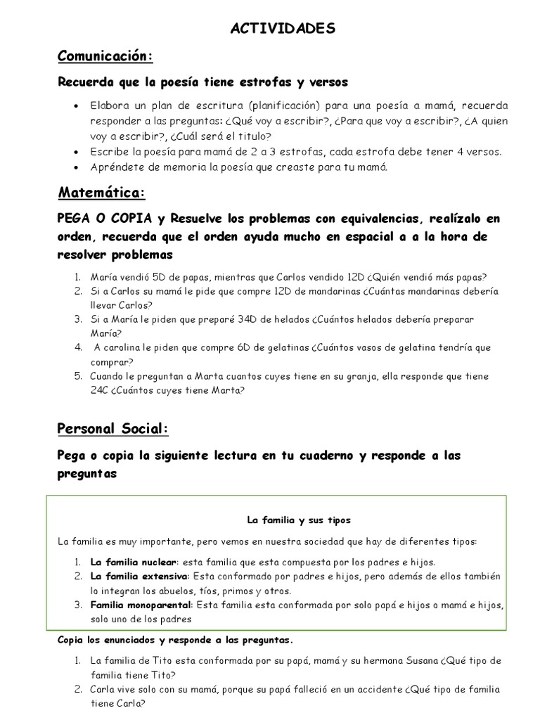 Actividades PDF | PDF