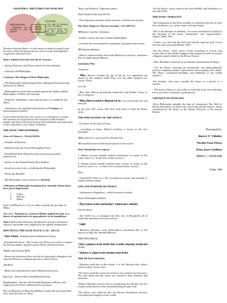 Stoicism PDF | PDF | Stoicism | Ancient Greek Philosophy