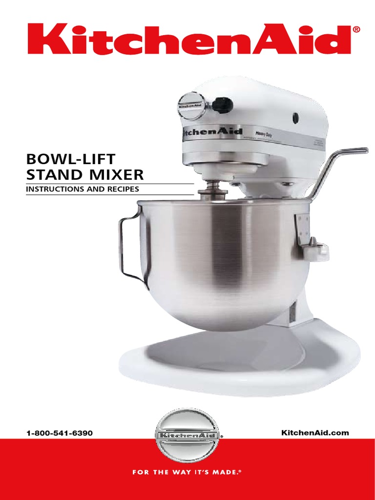 Kitchenaid Ksm8990ob Manual de Usuario PDF | PDF