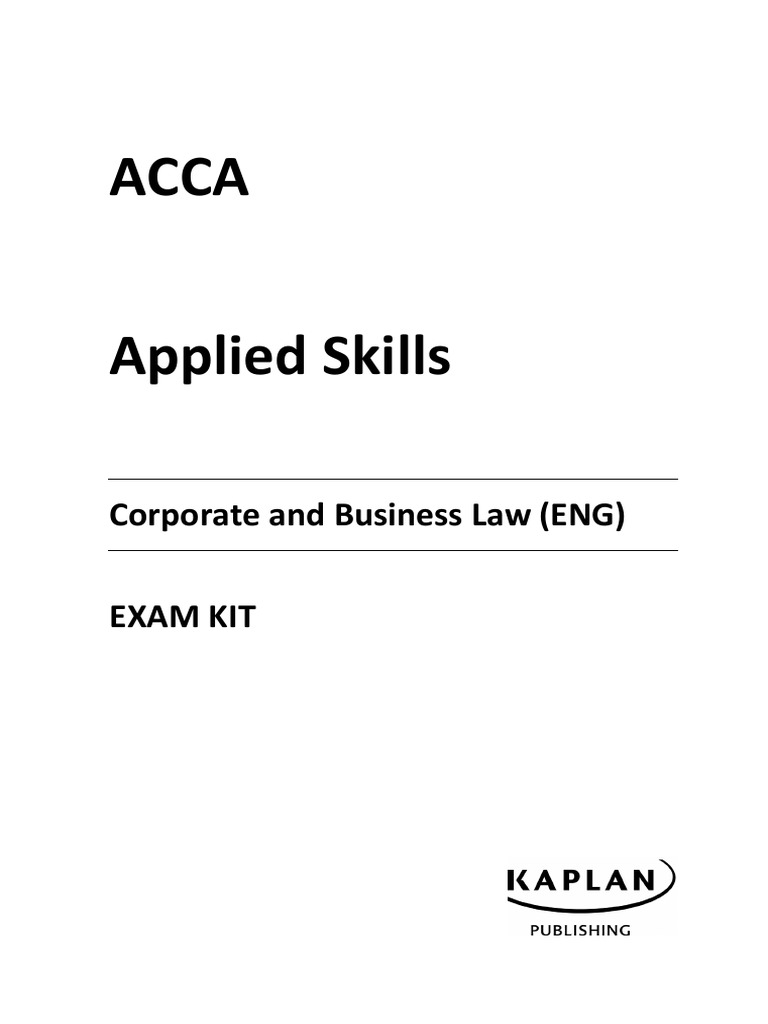 F4 exam kit | PDF