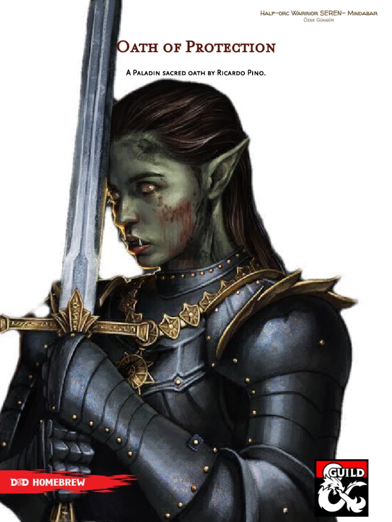 Paladin Oath - Oath of Protection PDF | PDF