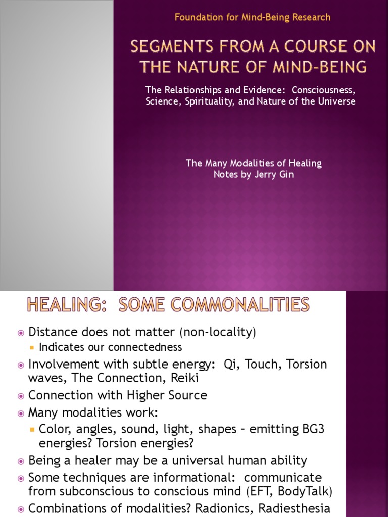 Healing Many Modalities PDF | PDF