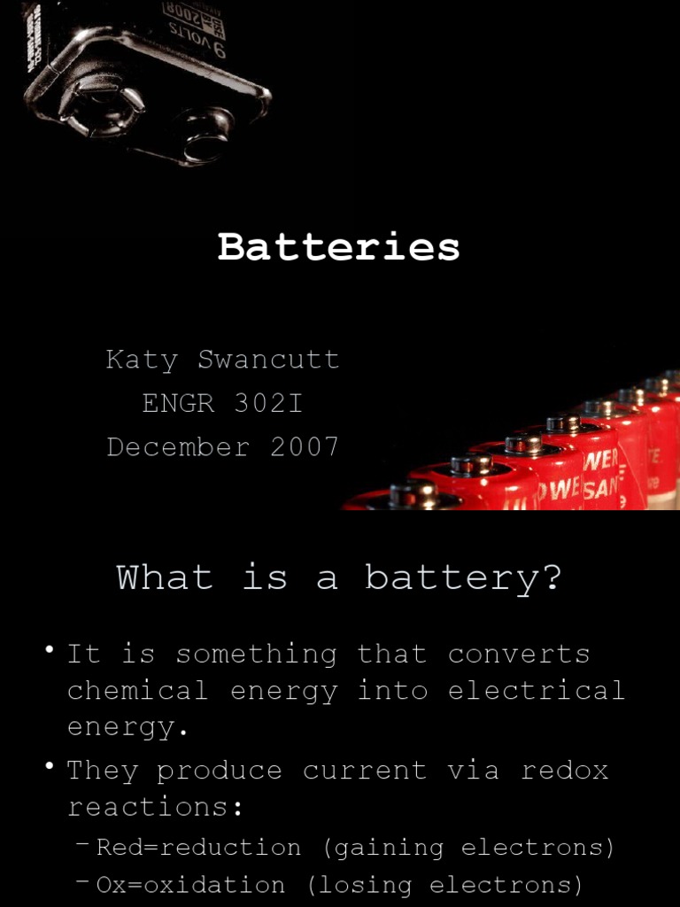 Batteries | PDF