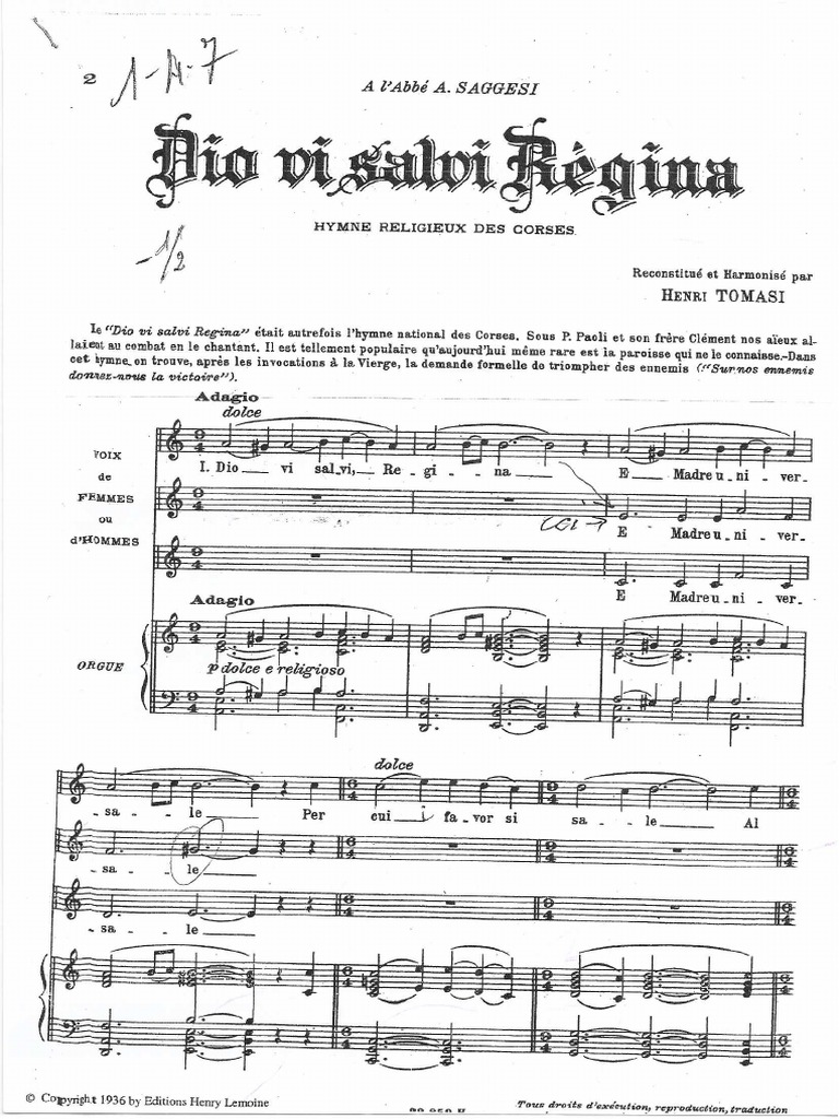 Dio VI Salvi Regina PDF | PDF