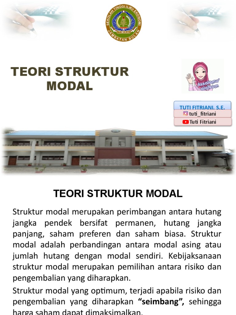 3 Teori Struktur Modal | PDF
