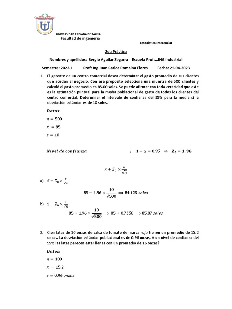 Sergio Prac 2 | PDF Sergio Prac 2 | PDF