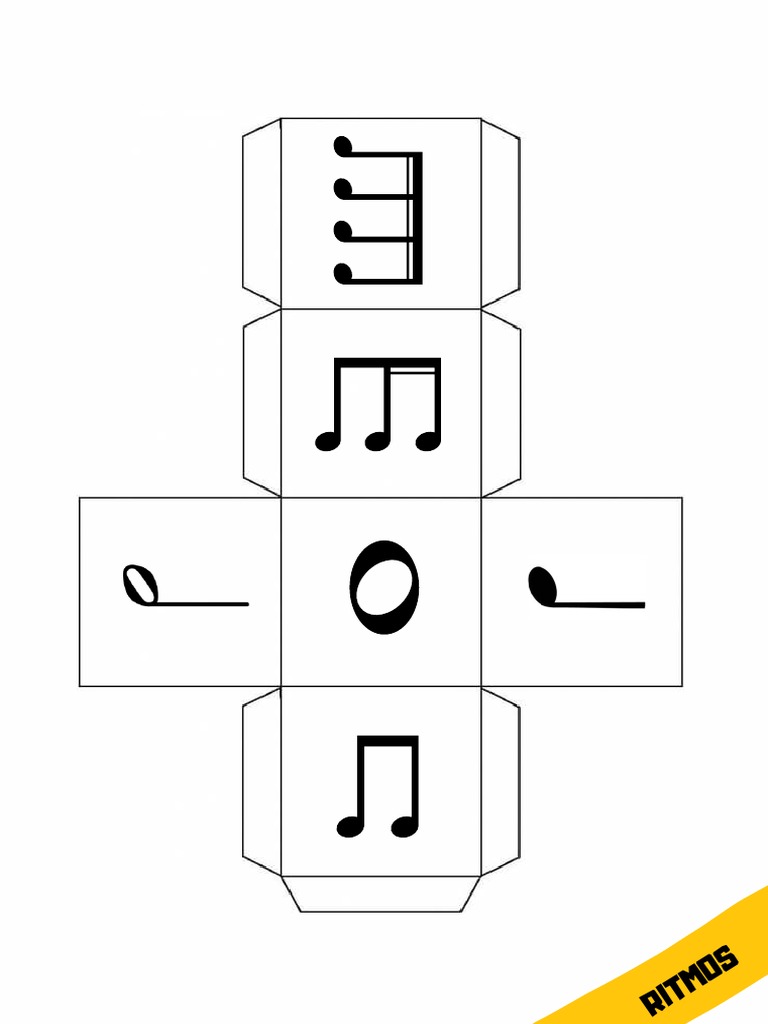 Dado Musical Imprimir Ritmos PDF | PDF