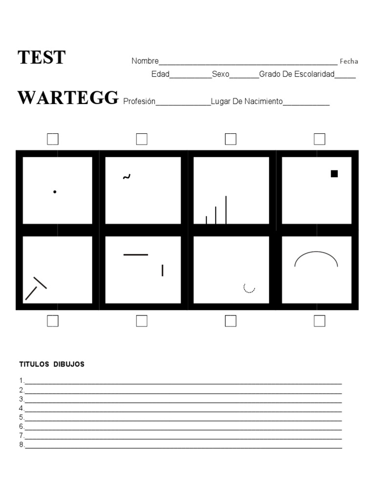 Test Wartegg | PDF