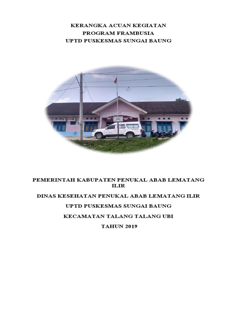 Kerangka Acuan Kegiatan Frambusia | PDF Kerangka Acuan Kegiatan Frambusia | PDF