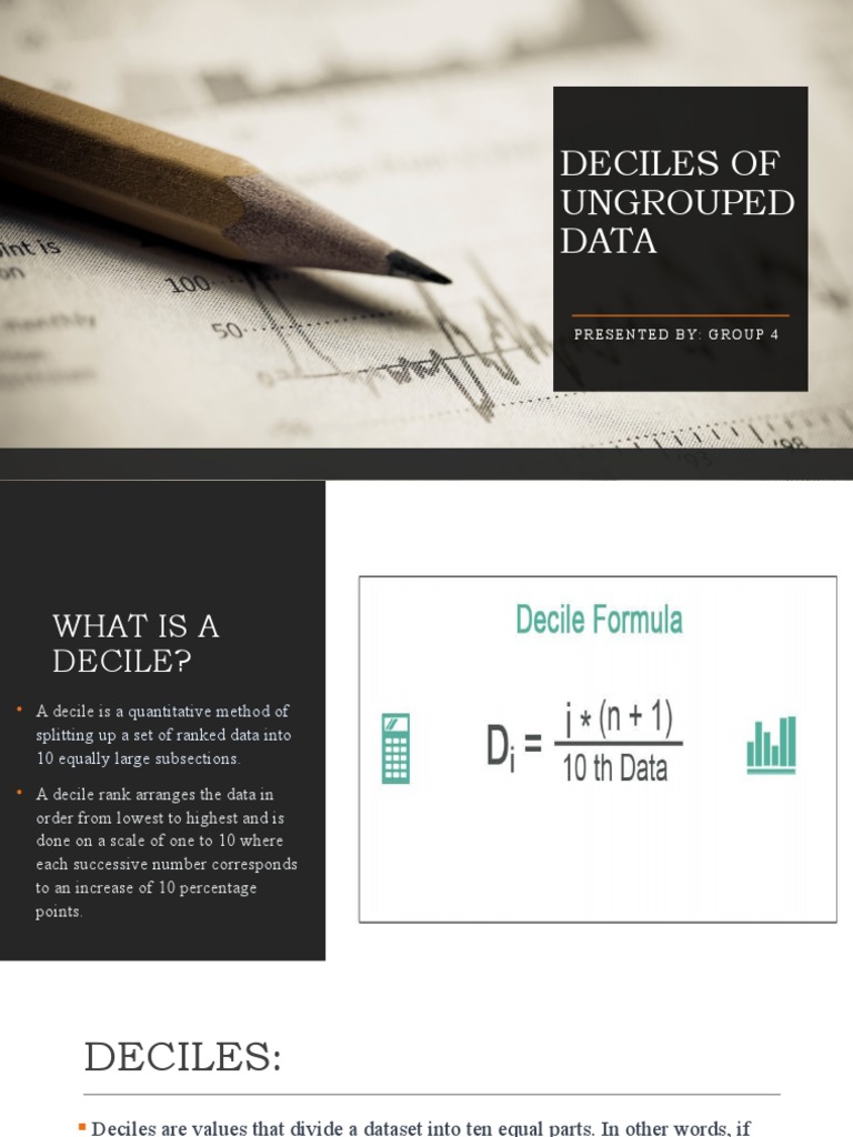 Deciles of Ungrouped Data 1 | PDF