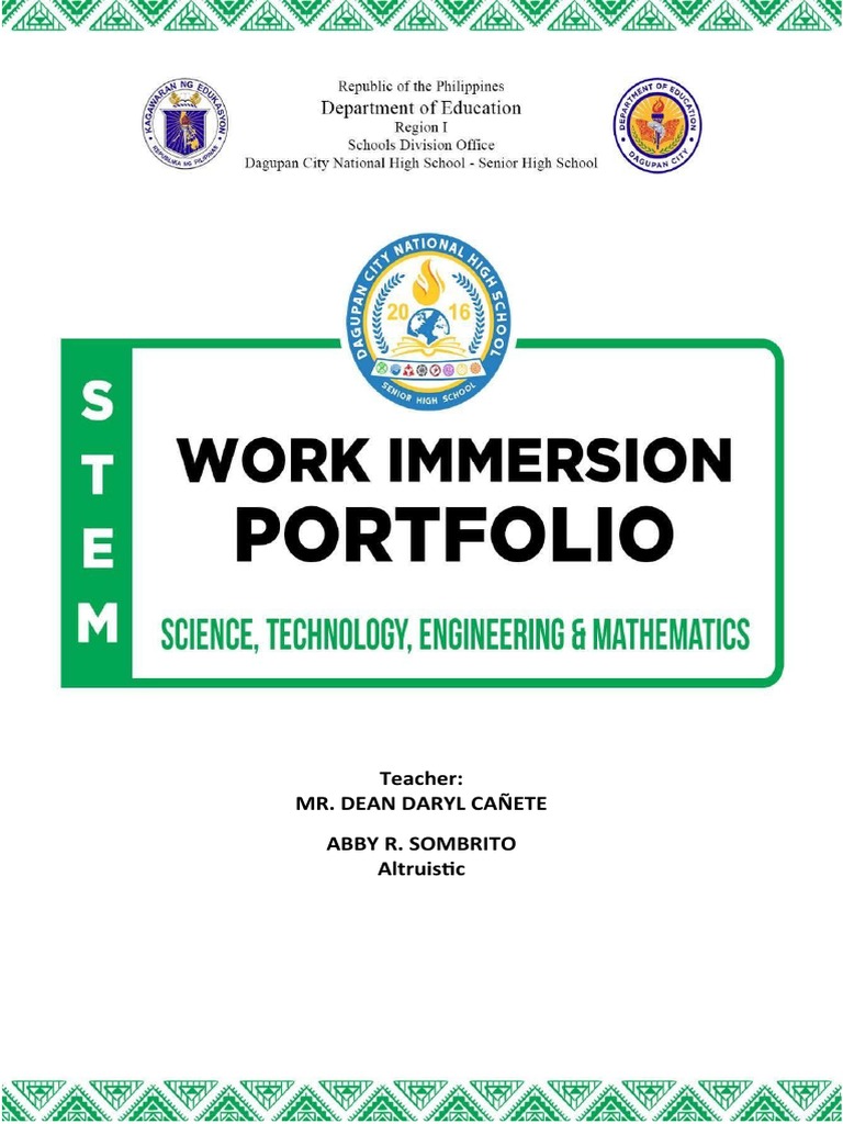 STEM Cover Immersion | PDF
