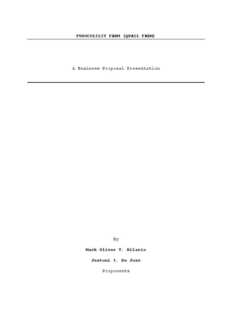 Project Proposal Iin Econ | PDF