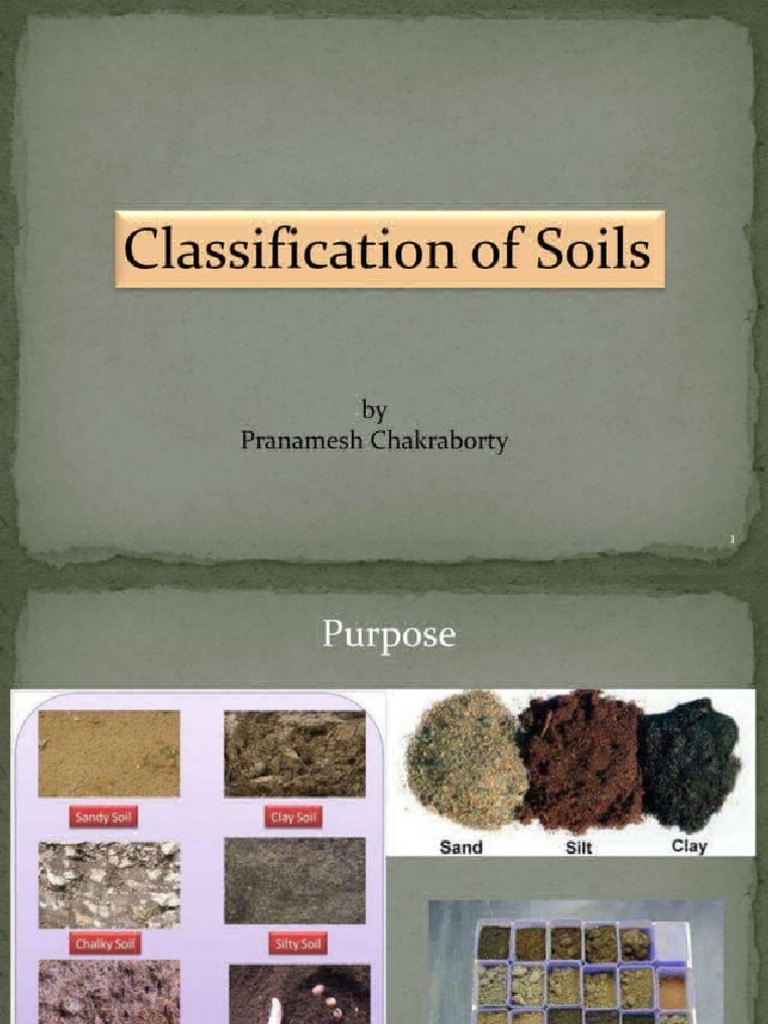 Classification of Soil | PDF
