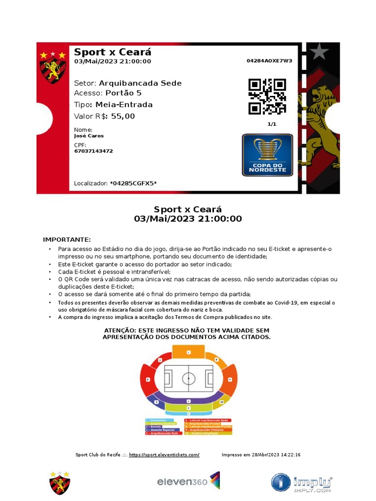 Ingresso Kauan PDF | PDF