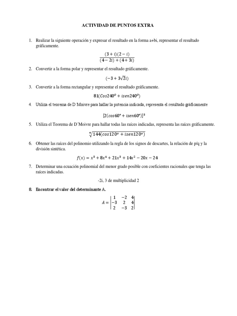 Actividad Puntos Extra | PDF