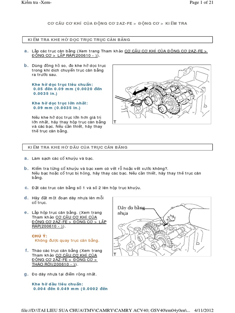 cơ cấu động co 2Z-F2 | PDF
