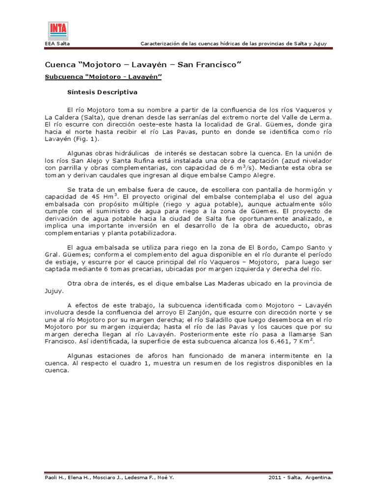 Script-Tmp-3 3 MLF Mojotoro | PDF | Agua | Ambiente