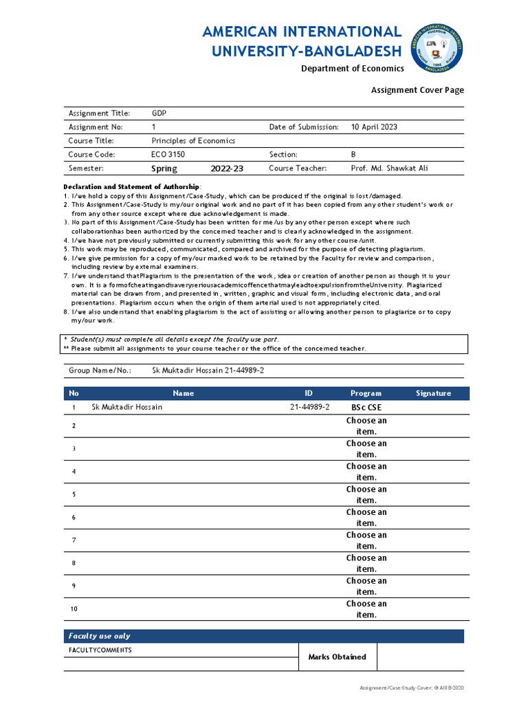 Assignment | PDF | Plagiarism