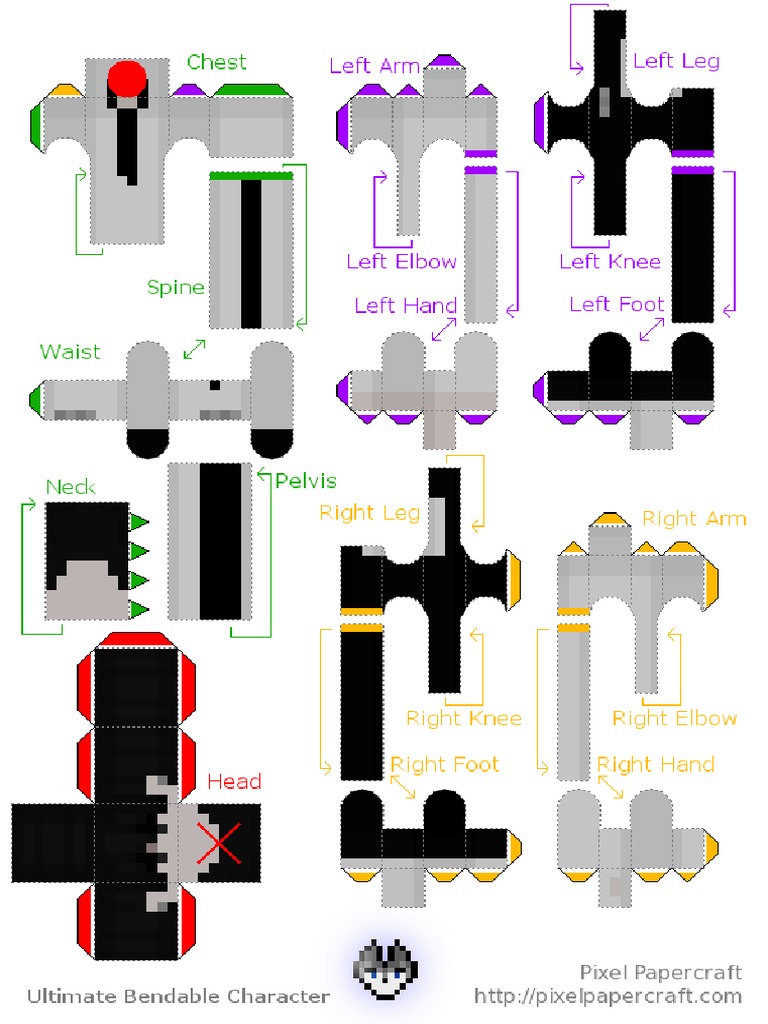 Minecraft Bendable Character PDF | PDF