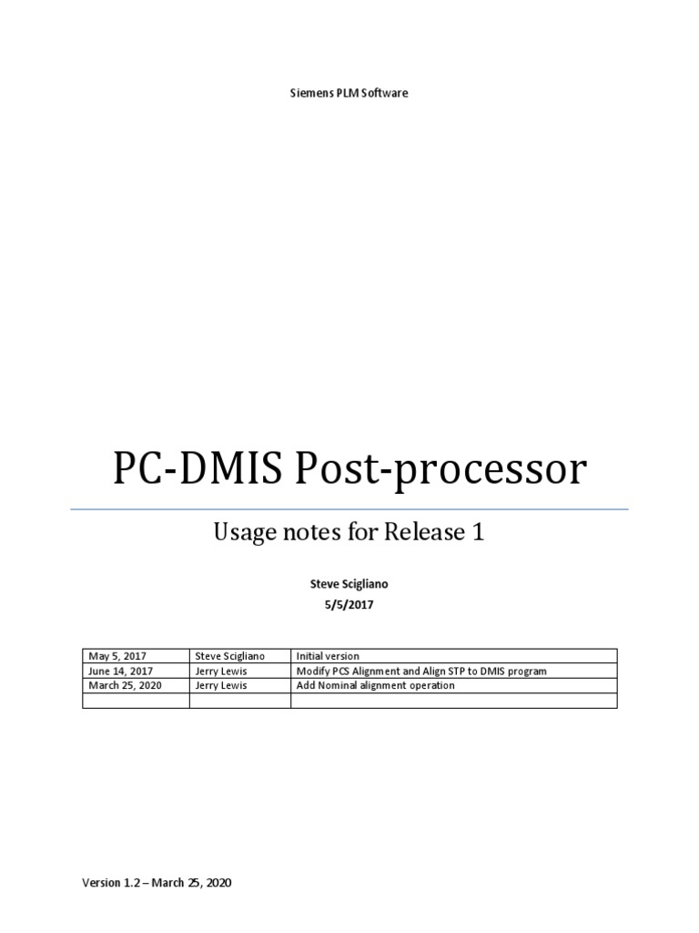 pc-dmis | PDF