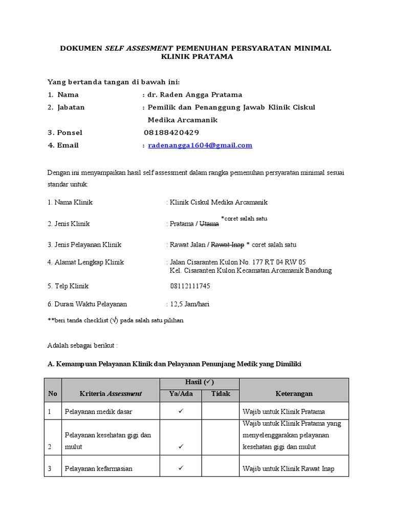 Self Assesment | PDF