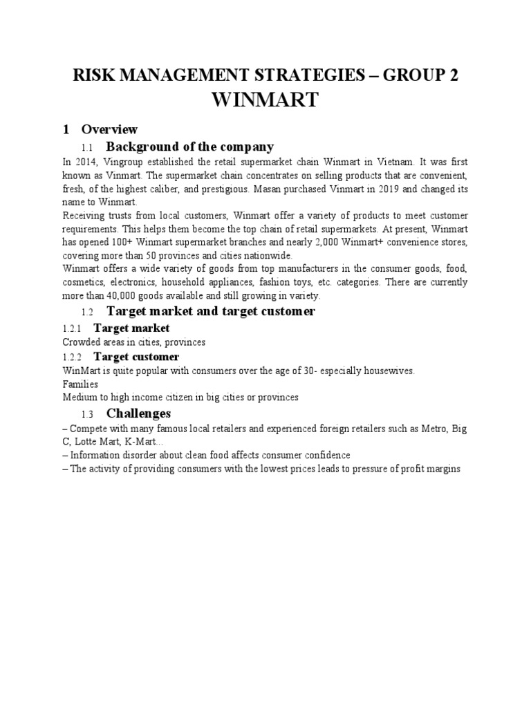 Risk Management Strategies G2 - 20.3 (Final) | PDF | Option (Finance ...