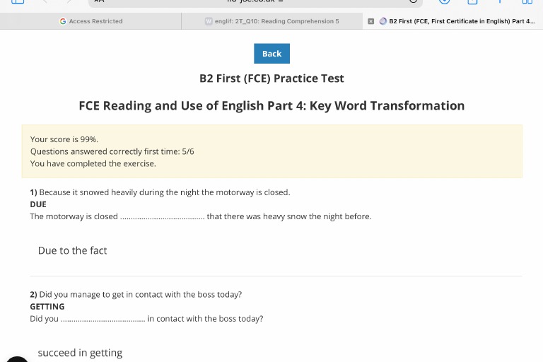 Fce b2 | PDF
