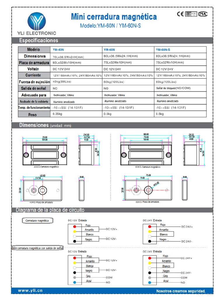 Yli Ym60 Es Manual de Usuario Español | PDF