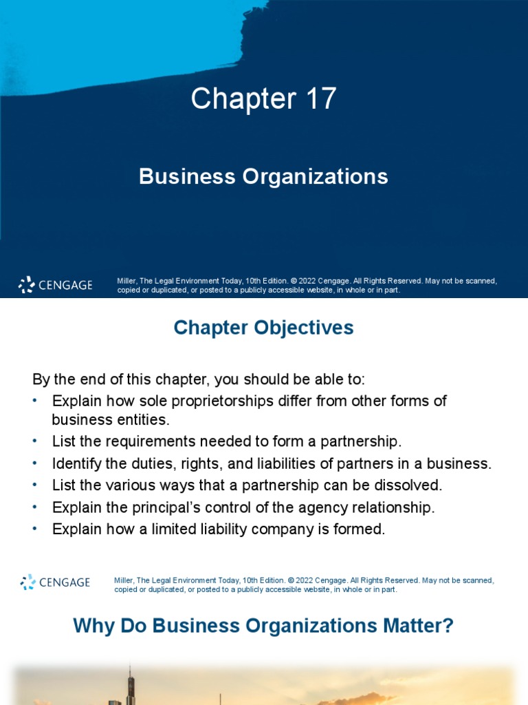 Miller BLTLET 10e PPT CH17 | PDF | Franchising | Limited Liability Company