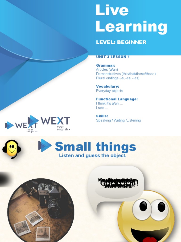 Unit 3 Lesson 1 | PDF